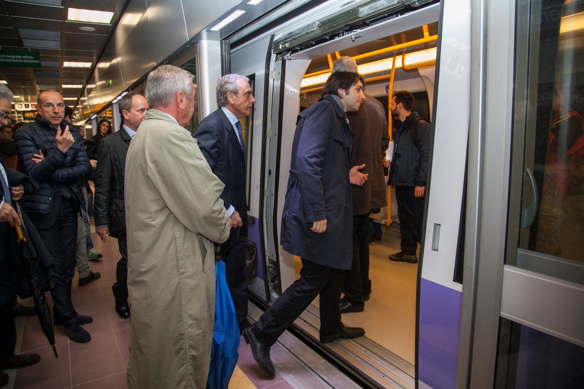 Press tour pre inaugurazione - Metro5